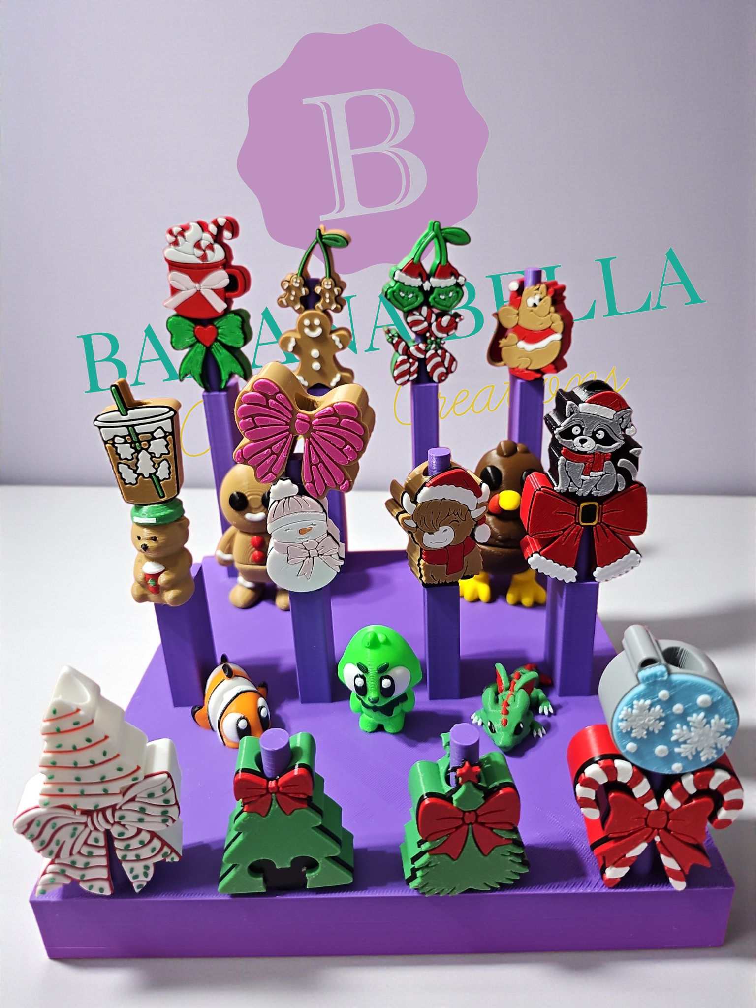 3D Printed Straw Toppers or Fidget Toys – Banana Bella